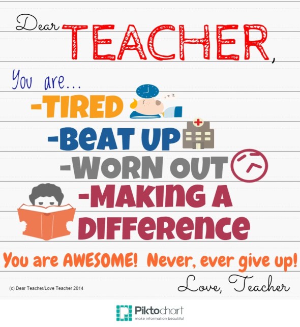 Picture Note – Dear Teacher/Love Teacher