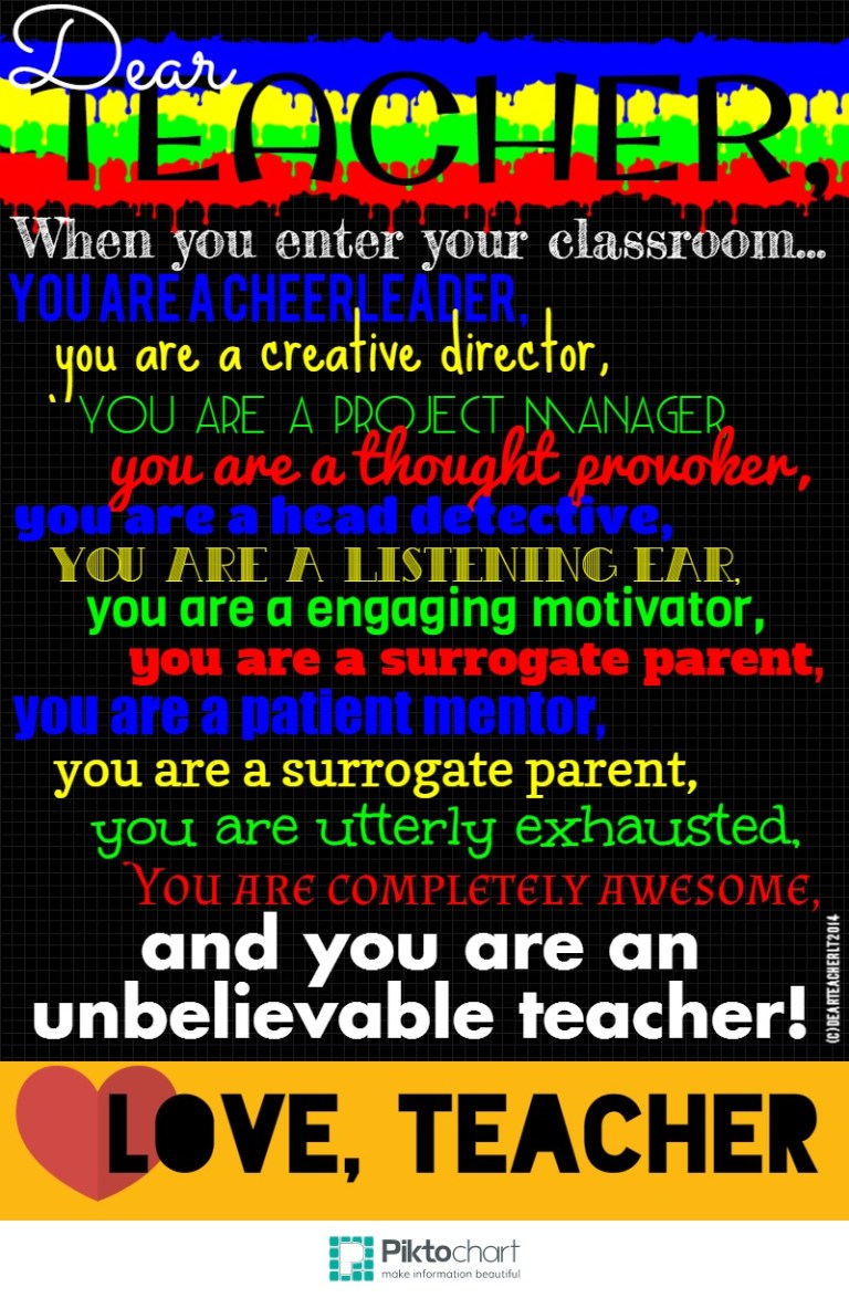 General Inspiration – Dear Teacher/Love Teacher